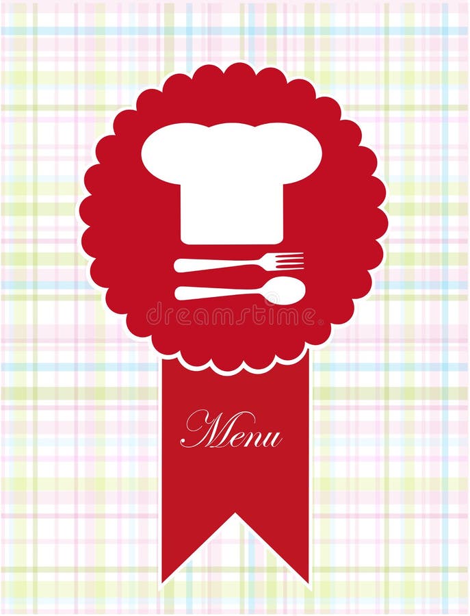 Cute frame menu. stock vector. Illustration of retro - 29133062