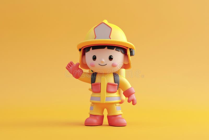 Friendly Fire Cartoon Character Stock Illustration - Illustration of ...