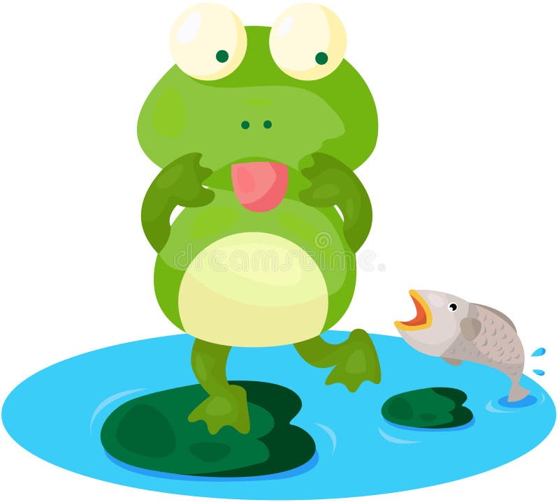 Green Frog Eating Stock Illustrations – 141 Green Frog Eating Stock ...