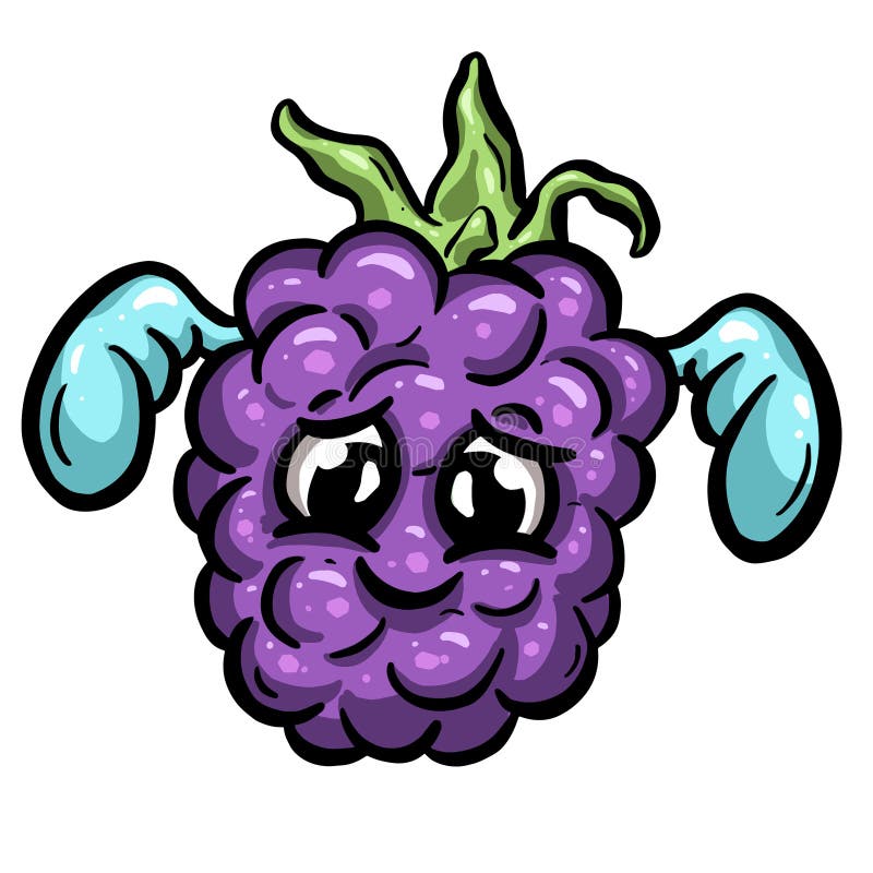 Cute Fruit with Wings Cartoon Mascot or Logo Illustration Stock ...