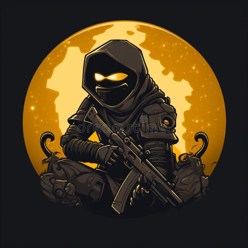 Cute and Funny Gaming Logo with Eclipse Elite and Mischievous Solar ...