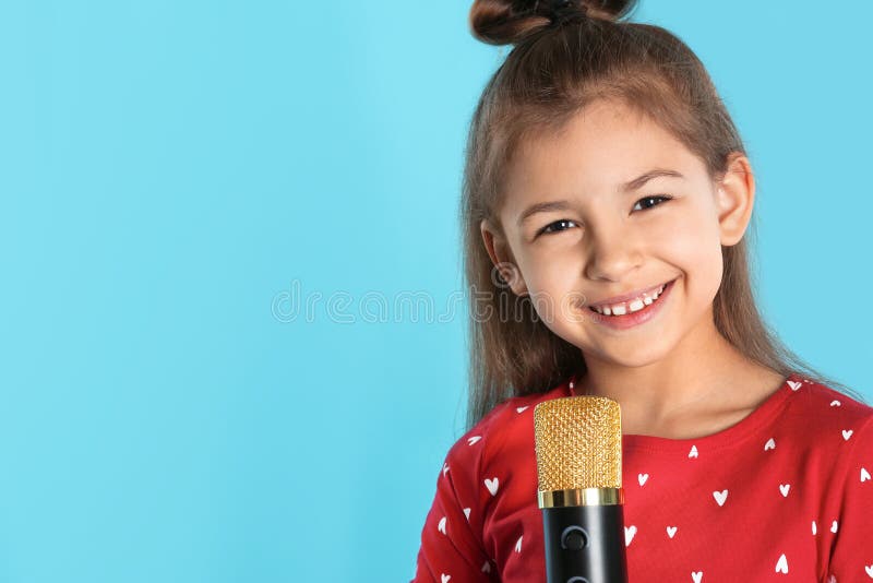 225 Microphone Interview Cute Girl Stock Photos - Free & Royalty-Free ...