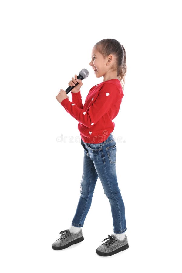 225 Microphone Interview Cute Girl Stock Photos - Free & Royalty-Free ...
