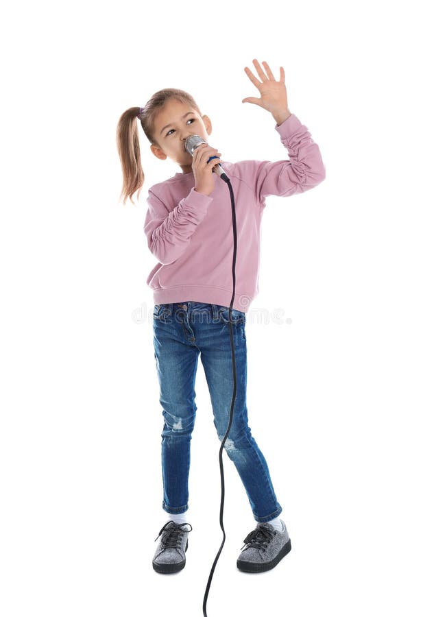 225 Microphone Interview Cute Girl Stock Photos - Free & Royalty-Free ...