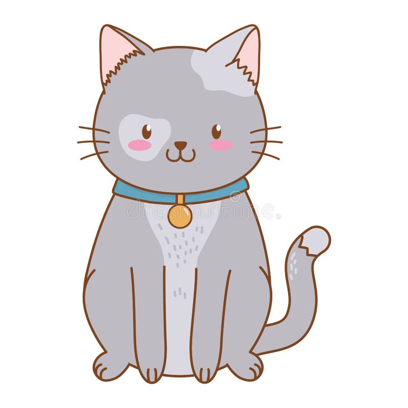 Cute funny pet cartoon stock vector. Illustration of friendship - 144506274