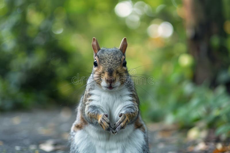 Cute Funny Squirrel Close Up Looking at the Camera, Cute Animal Stock ...