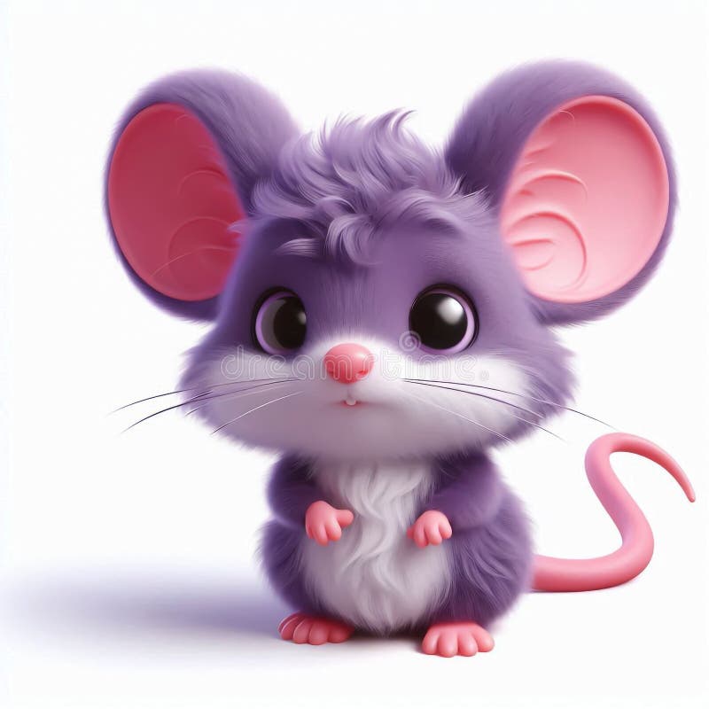 Cute Furry Teddy Koala 3D Character on White Background Stock ...