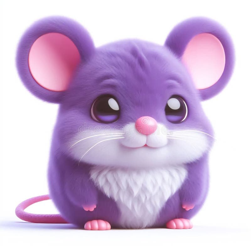 Cute Furry Teddy Koala 3D Character on White Background Stock ...