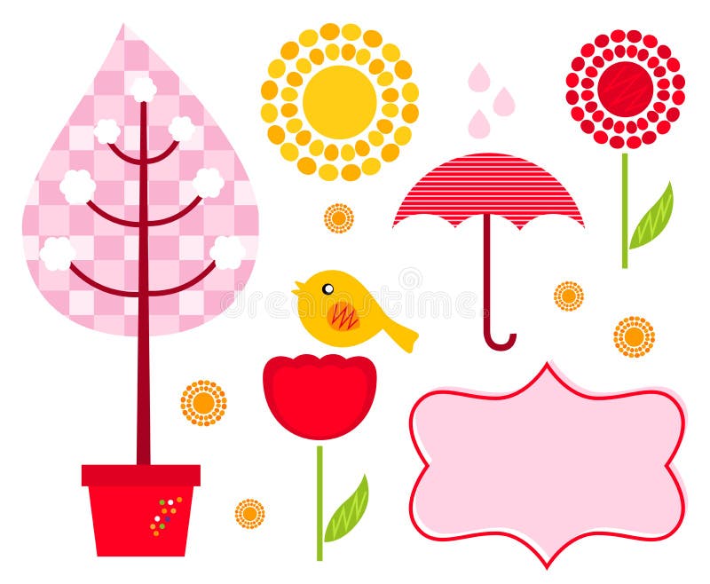 Cute spa set elements stock vector. Illustration of beauty - 37243466