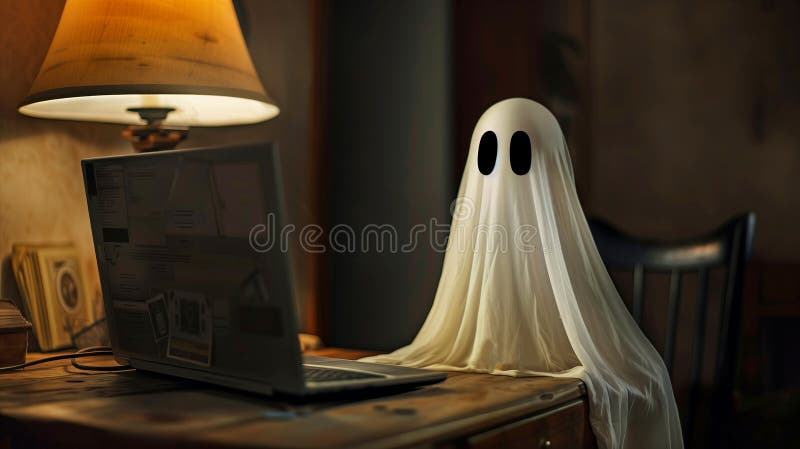 Cute Ghost Writer Stock Illustrations – 15 Cute Ghost Writer Stock ...