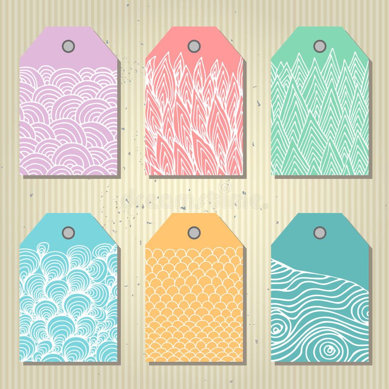 Cute gift tags. stock vector. Illustration of love, invitation - 70533236