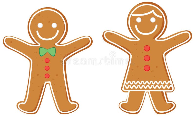 Gingerbread Couple Stock Illustrations – 730 Gingerbread Couple Stock ...