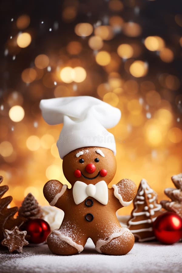 Cute Gingerbread Man Ai Stock Illustrations – 1,218 Cute Gingerbread ...