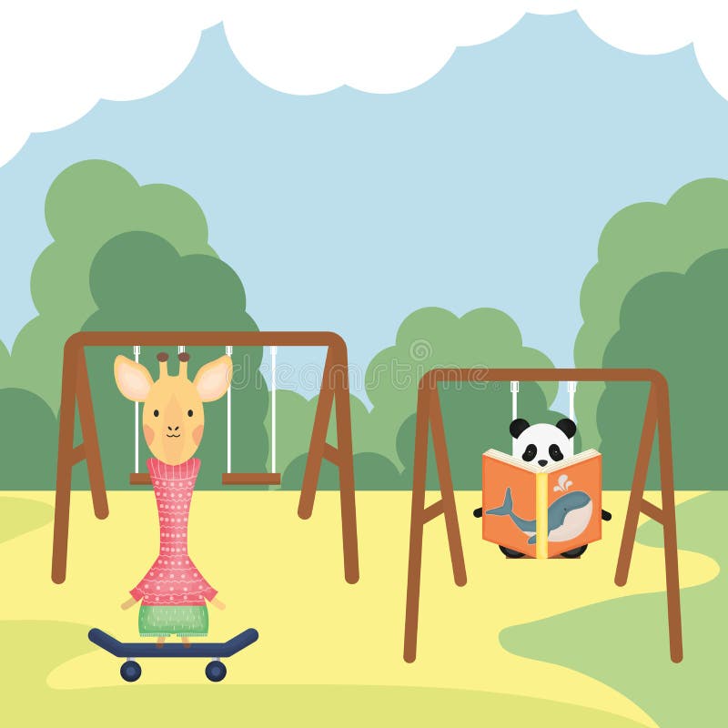 Panda Swing Stock Illustrations – 135 Panda Swing Stock Illustrations ...