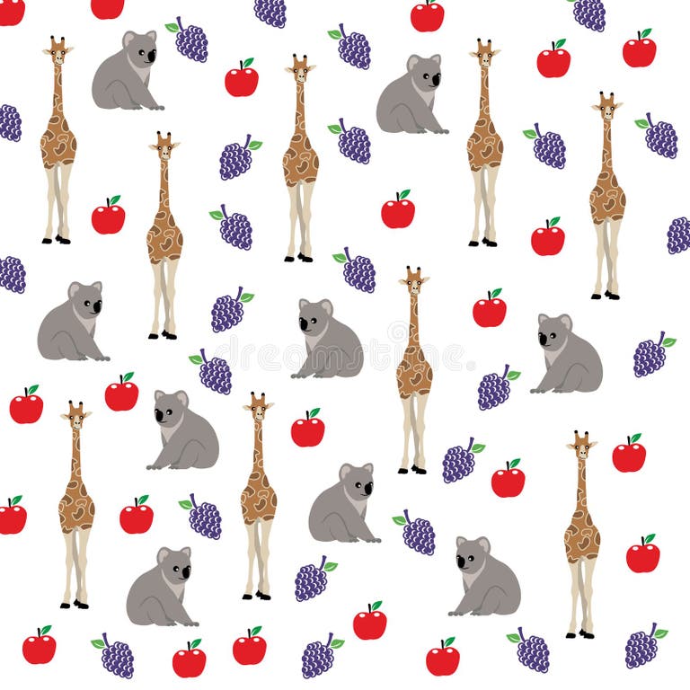 Giraffe Apple Stock Illustrations – 324 Giraffe Apple Stock ...