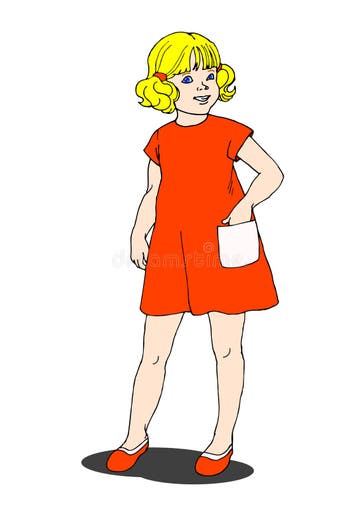 Cute Girl Overalls Cartoon Stock Illustrations – 1,994 Cute Girl ...