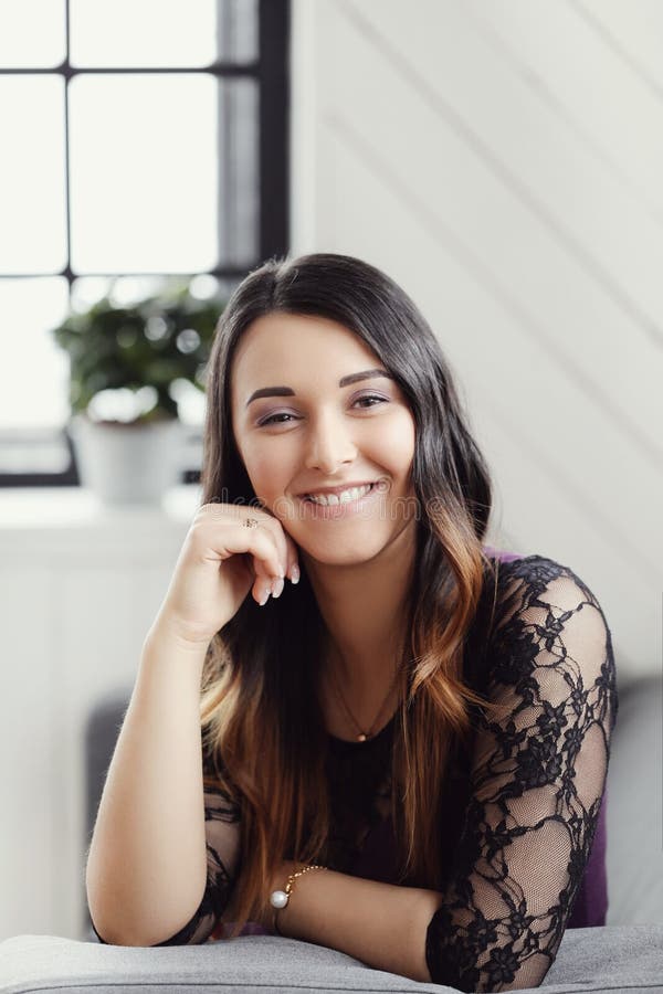 Cute girl stock photo. Image of hair, caucasian, lady - 69343362