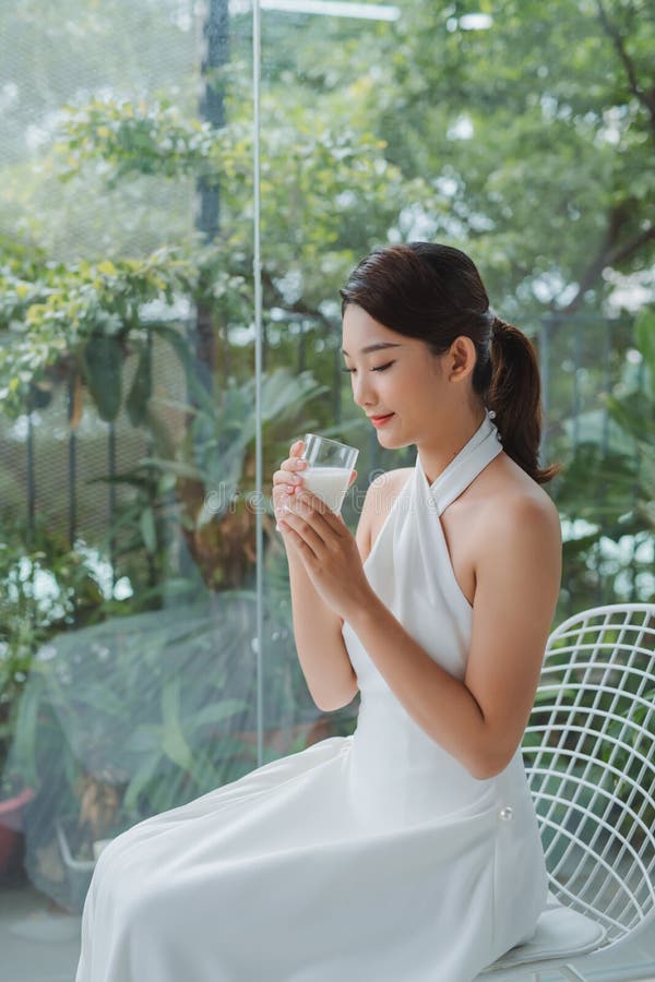 Milk, Portrait and Child with a Healthy Drink for Energy, Growth and ...