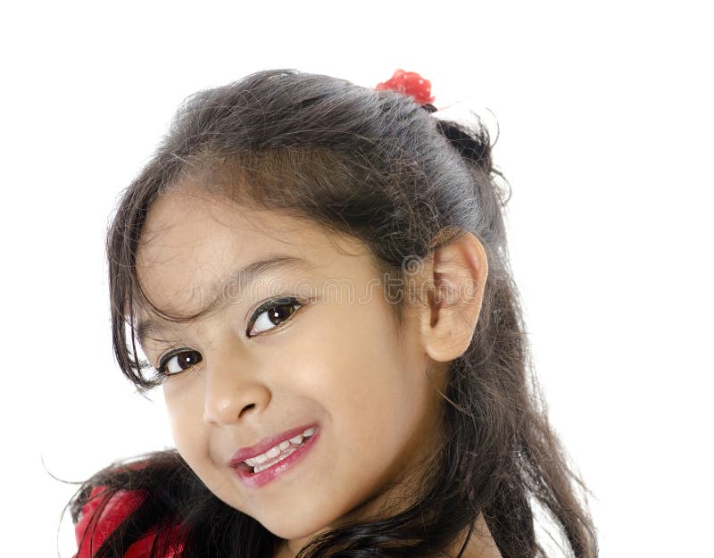 A Cute Girl in Happy Mood stock image. Image of people - 41843795