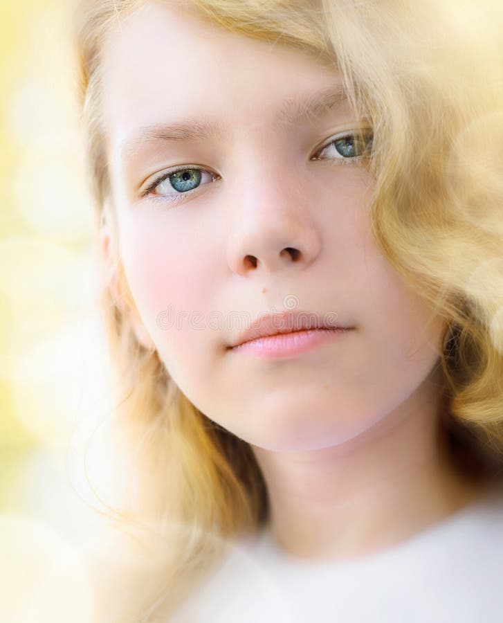 126 Portrait Little Girl Smirking Stock Photos - Free & Royalty-Free ...
