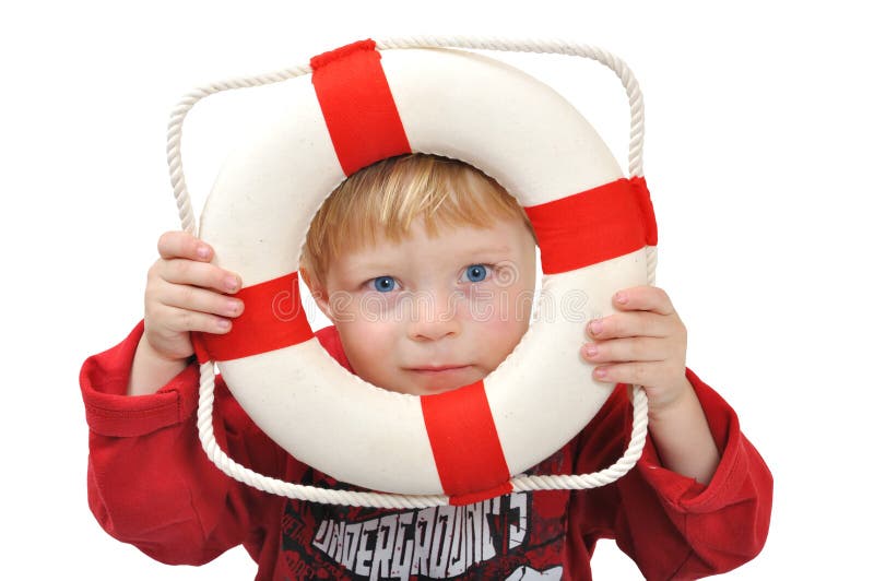 Cute girl rescuer stock image. Image of life, symbol - 13522959