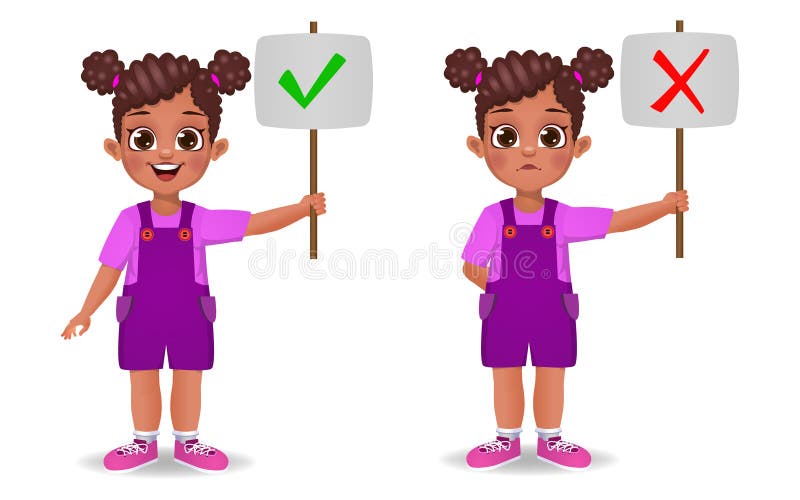 Cartoon Correct Wrong Stock Illustrations – 1,337 Cartoon Correct Wrong ...