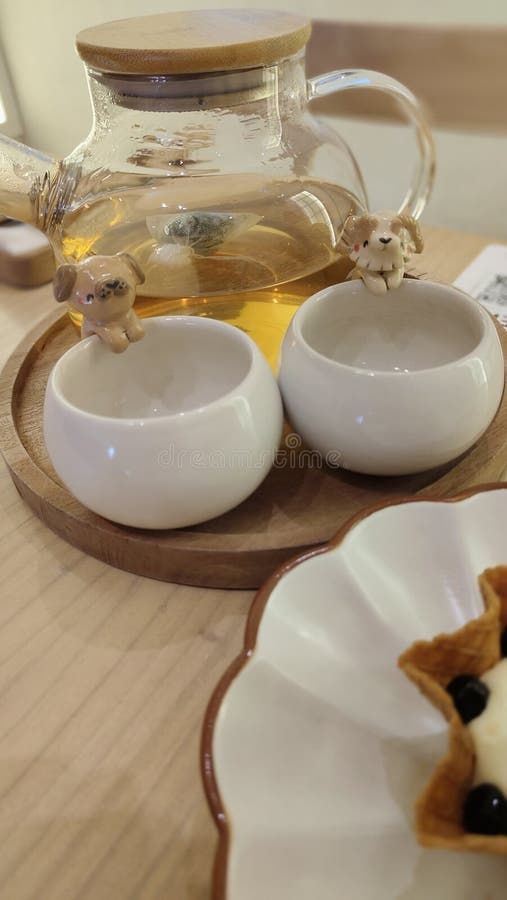 Cute Glass Couple Glass Tea Glass Stock Photo - Image of glas, glass ...