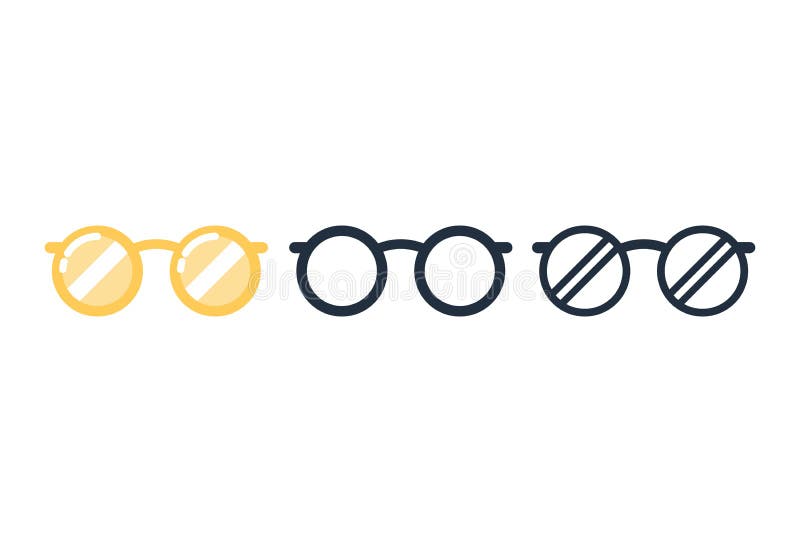 Cute Glasses Icon,Vector and Illustration Stock Vector - Illustration ...