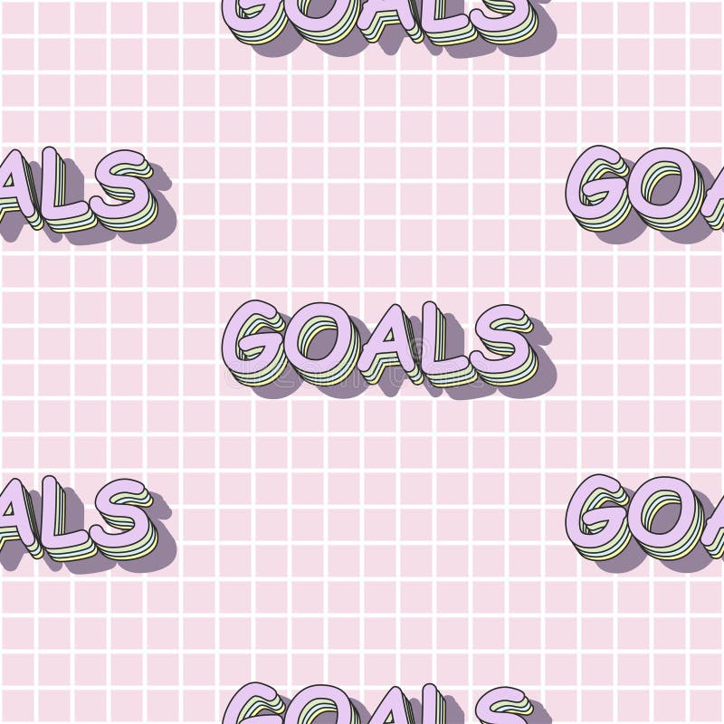 GO! Pattern With Motivate Phrase And Gold Flash On Pink Triangle. Pop ...