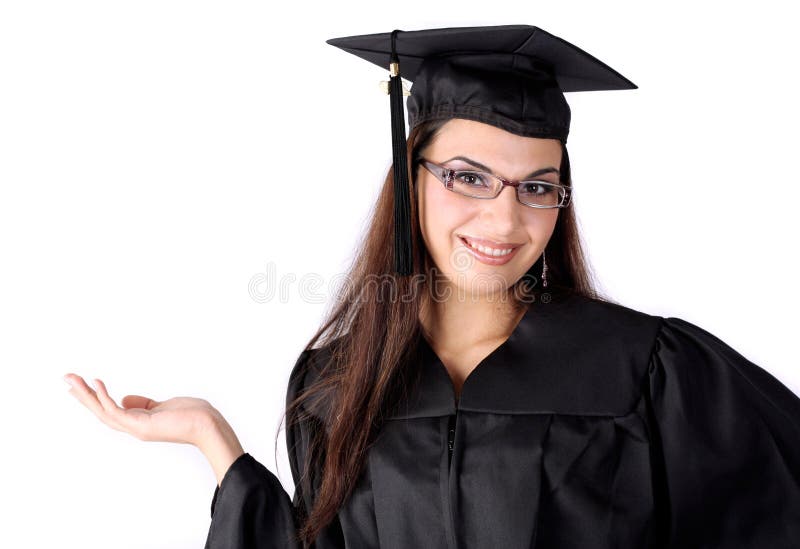 Cute graduate stock image. Image of robe, graduation - 13129195
