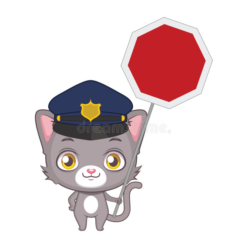 Cute Animal Stop Sign Stock Illustrations – 1,173 Cute Animal Stop Sign ...