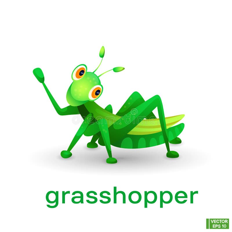 Grasshopper Character Stock Illustrations – 1,395 Grasshopper Character ...