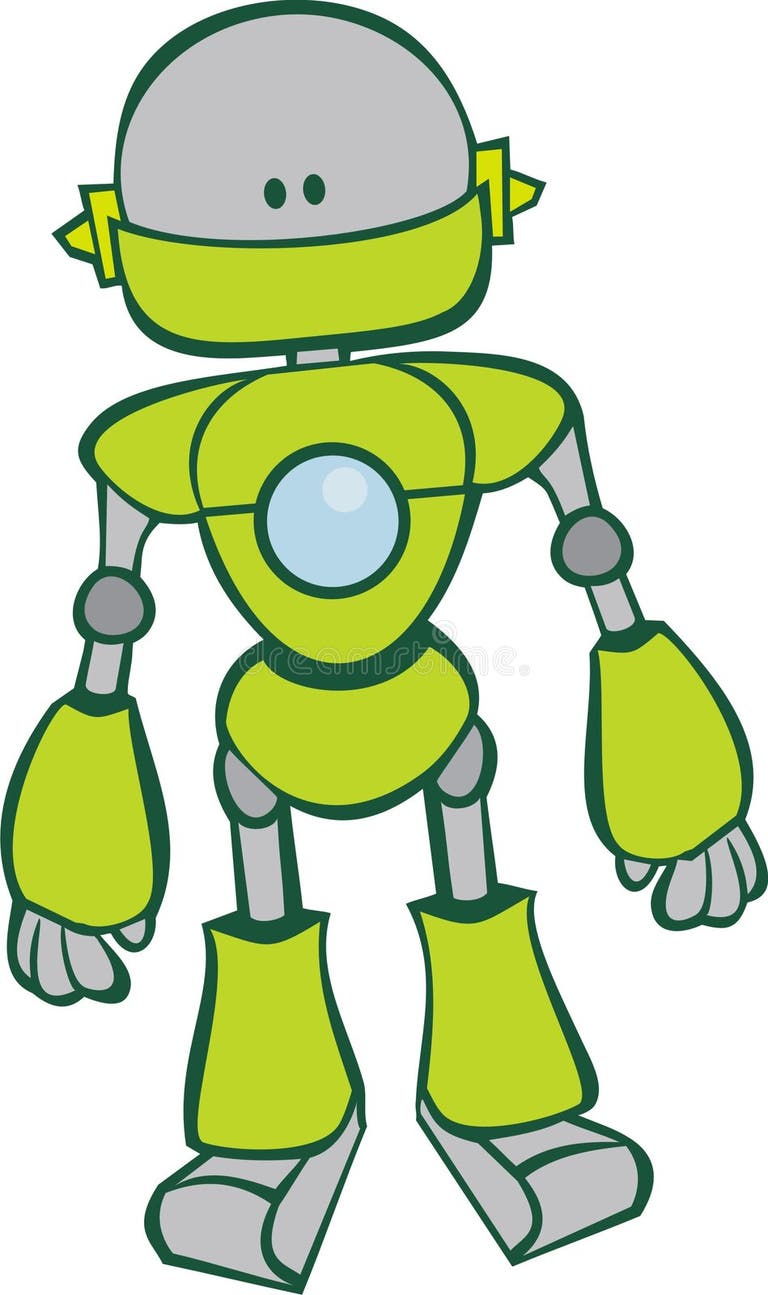 Cute Cartoon Green Robot Stock Illustrations – 3,269 Cute Cartoon Green ...