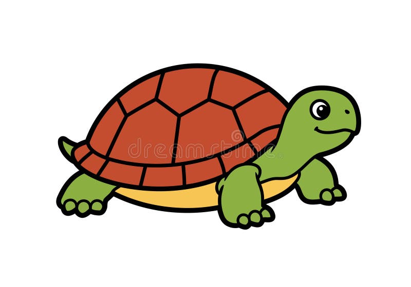 Cute Turtle Clip Art Swimming Turtle Clipart Stock Illustrations