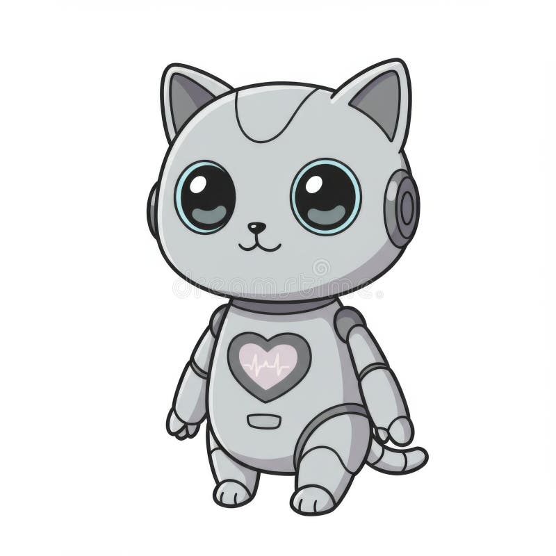 Robot Cat Pixel Art Illustration Stock Illustrations – 13 Robot Cat ...