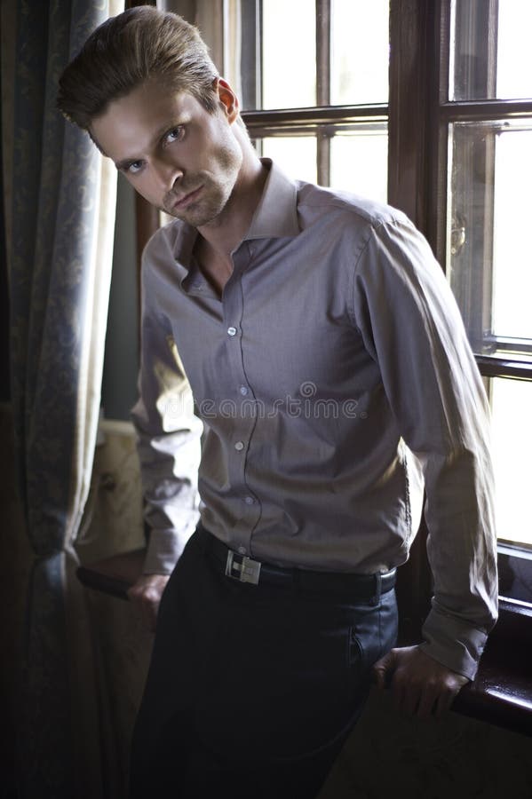 Young blond guy stock photo. Image of model, clothing - 31718996