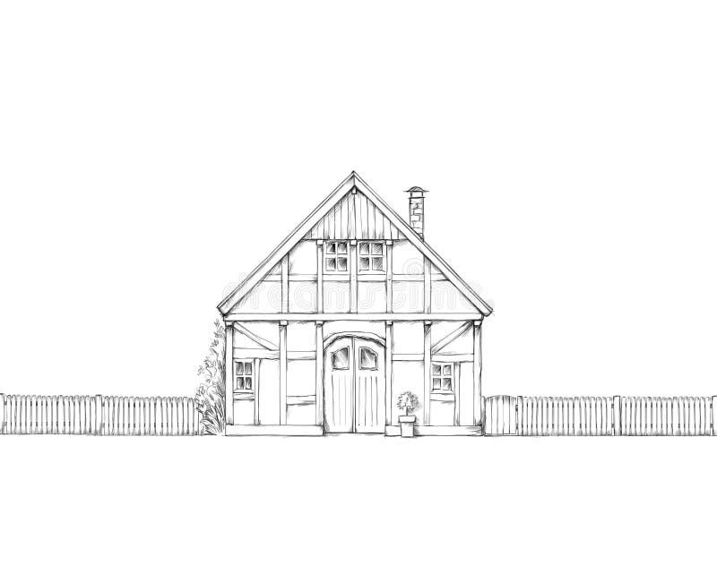 Half Timbered House Stock Illustrations – 606 Half Timbered House Stock ...