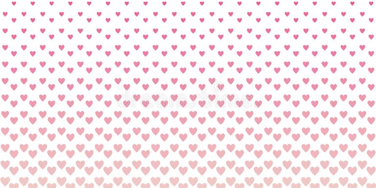 Cute Halftone Heart Background, Vector Icon Wallpaper Stock Vector ...