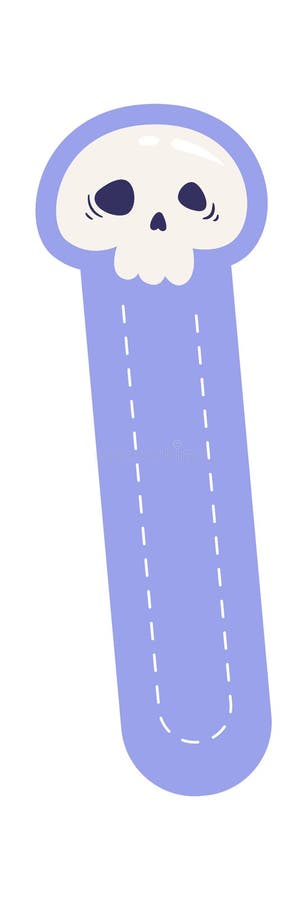 Cute Halloween Decorative Bookmark Mark Place in Book Stock Vector ...