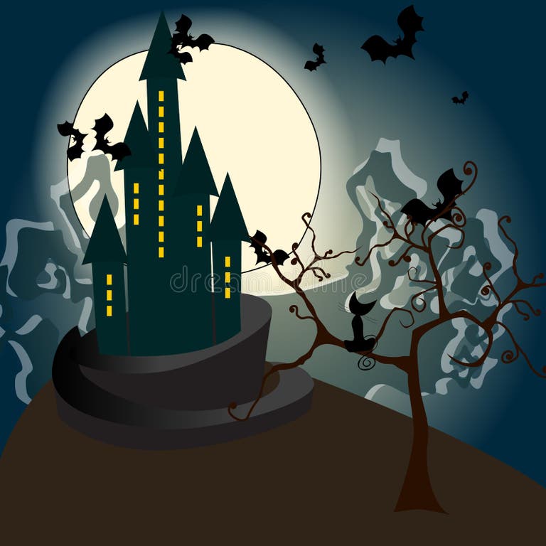 Haunted Castle Stock Illustrations – 20,139 Haunted Castle Stock ...