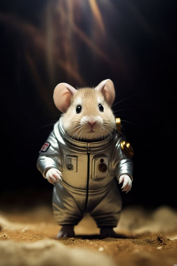 Cute Hamster Astronauts