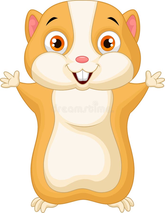 Cute Hamster Cartoon Stock Vector - Image: 45671583