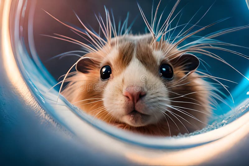 Cute Hamster Inside a Crystallize Bubble Stock Illustration ...