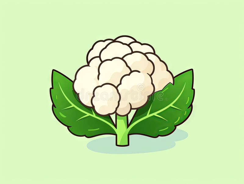 Cute Cauliflower Drawing at Noah Stretch blog