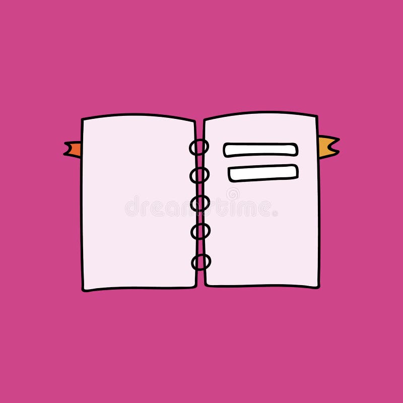 Notebook Clipart. Notebook Colorful Flat Icon Stock Vector ...