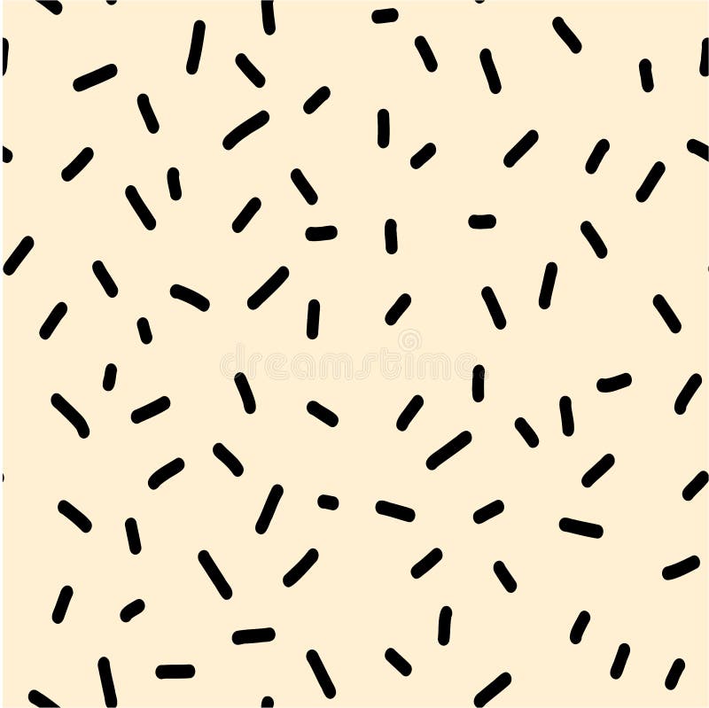 Cute Hand Drawn Stick Pattern Stock Vector - Illustration of backdrop ...