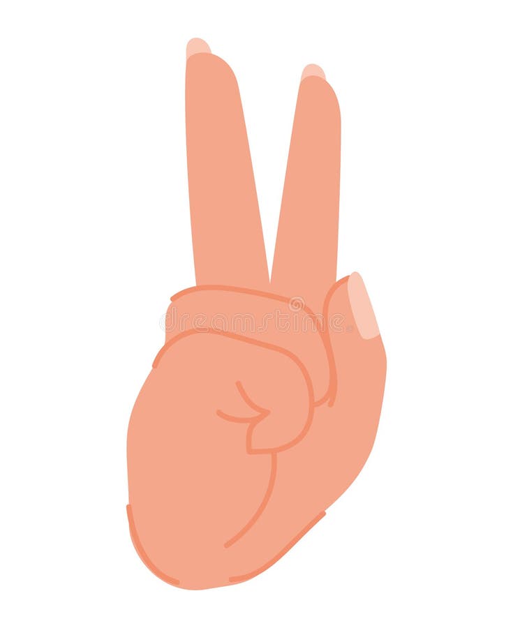 Cute hand icon stock vector. Illustration of finger - 246554374