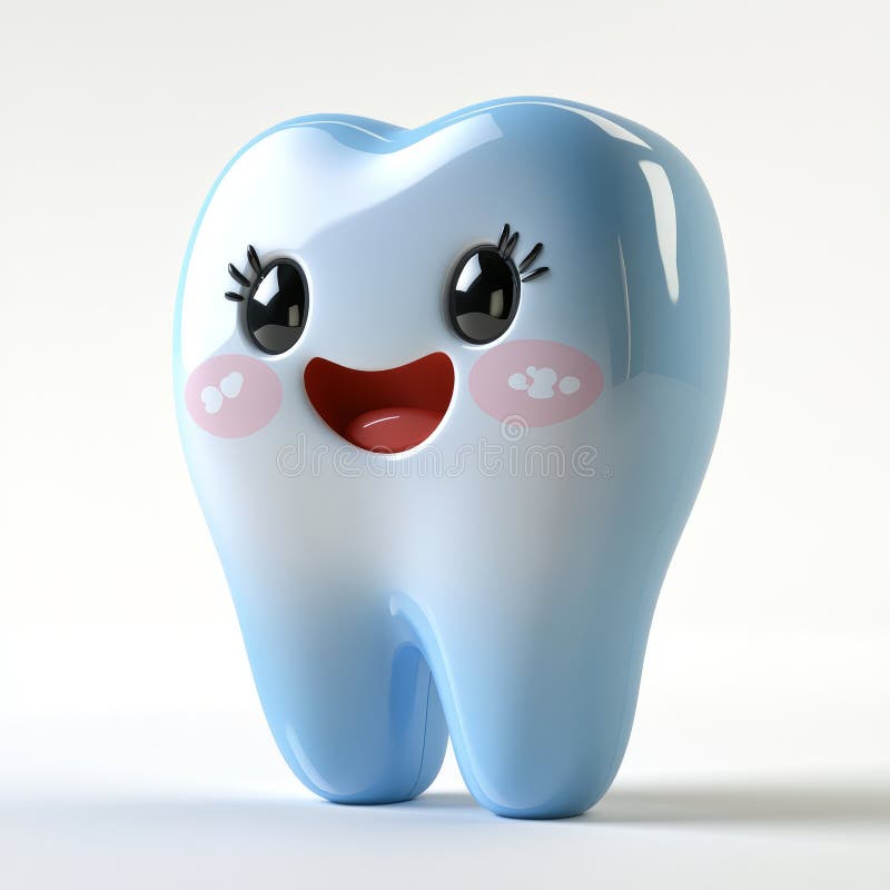 Cute Happy Cartoon Toothpaste Character Isolated on White Background ...