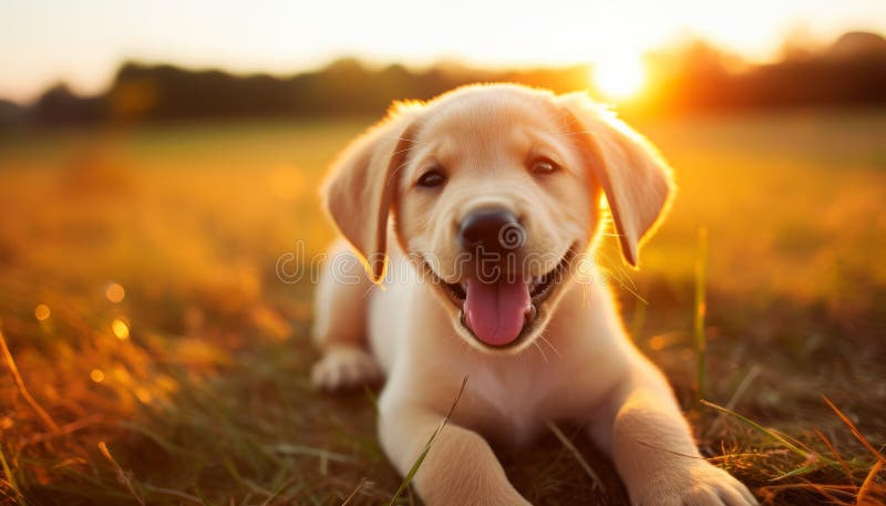 Cute Happy Dog Breed Labrador Joy and Smiling PSD on Transparent ...