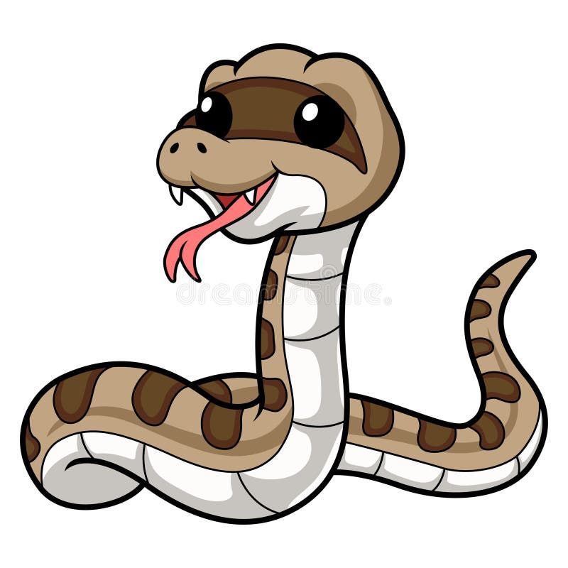 Cute Happy Gopher Snake Cartoon Stock Vector - Illustration of ...